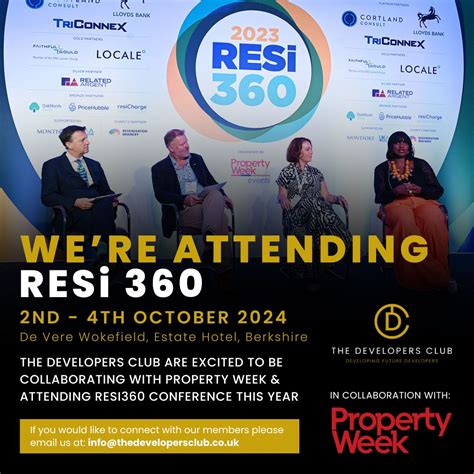 Thedevelopersclub Resi360 Propertyweek Networking Buildtorent