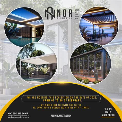 Invitation Of 2023 30 Construct And Design 2023 Nor Alüminyum