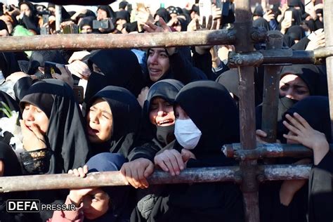 تصاویر خاکسپاری شهید گمنام در دانشگاه فنی و حرفه ای دختران قم