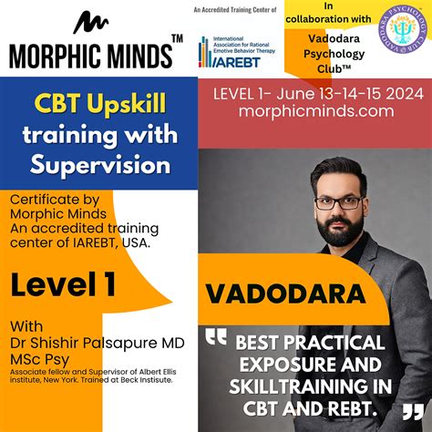 CBT Basics Level 1 Vadodara 2024 Morphic Minds