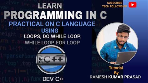 Learn Programming In C How To Print A C Programe In Dev C Basic Video On C Programming