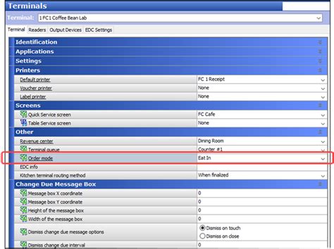 Aloha POS Designating A Default Order Mode NCR Docs