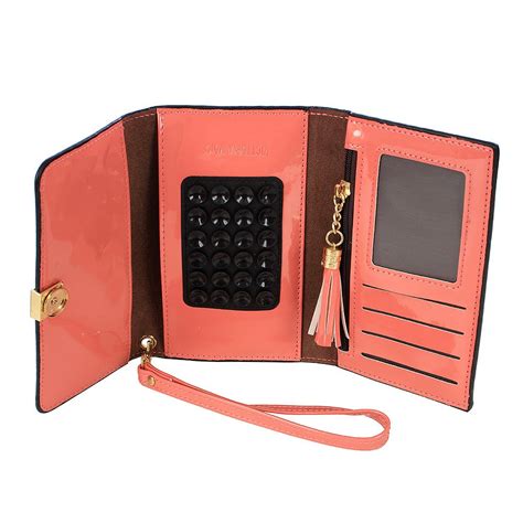 Carteira Feminina Porta Celular Tassel Em Verniz Alça De Mão Compre Agora Feira da Madrugada SP