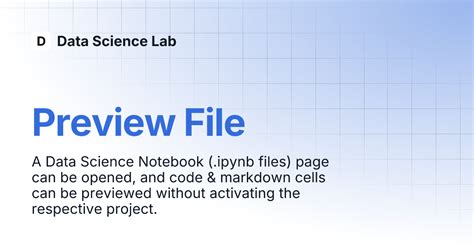 Preview File Data Science Lab