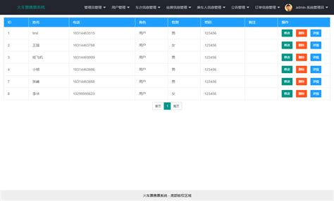 Github Tianmingxytrain Ticket System Java火车票售票系统，系统实现了用户会员管理、火车车次管理、火车座位管理、系统公告管理、火车票退票、火车票