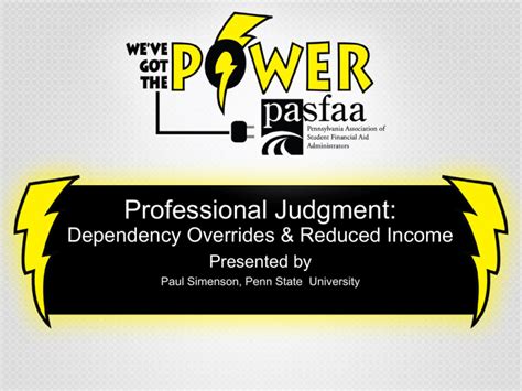 Session 38 Professional Judgment