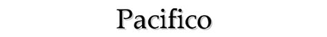 Pacifico Font — Free Various Fancy Font Pickafont