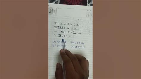 Coding Decoding Reasoning I Sbi L Ibps L Rrb L 2024 Banking Exam Youtube