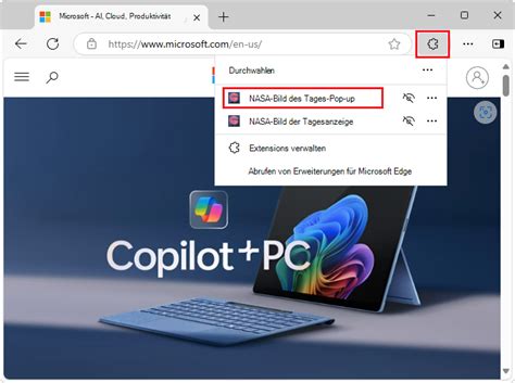 Querladen Einer Erweiterung Um Sie Lokal Zu Installieren Und Zu Testen