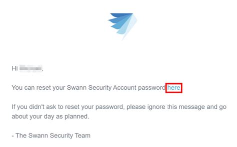 How To Reset The Password Of Your Swann Security Account Swann