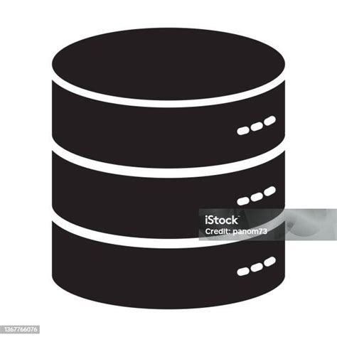 웹 사이트 디자인 로고 앱 Ui에 대한 데이터베이스 저장소 아이콘 벡터입니다 그림 아이콘에 대한 스톡 벡터 아트 및 기타 이미지