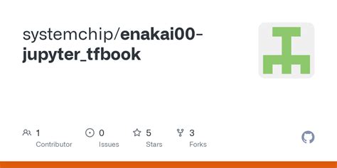 GitHub Systemchip Enakai Jupyter Tfbook