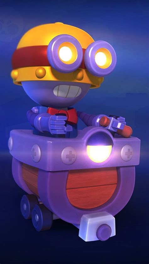 Brawl Stars Carl Wallpapers Wallpaper Cave