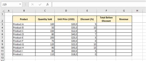 How To Calculate Total Revenue In Excel Formula And Template