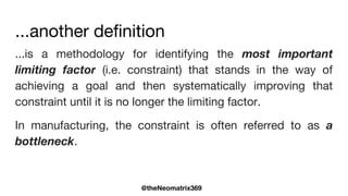Theory Of Constraints PPT