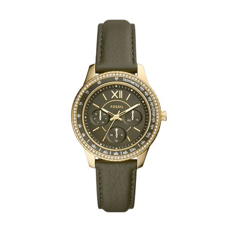 Womens Fossil Watches Leather