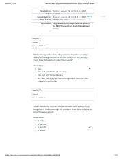IBM Storage Copy Data Management Level Quiz Attempt Review Pdf IBM Storage