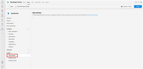 Creating Microsoft Teams Bot App With Developer Portal Zowe Docs
