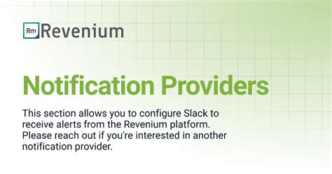 Notification Providers Revenium Developer Docs
