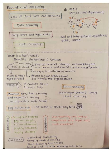 Cloud Computing Tutorial Handwritten Pdf Connect 4 Techs