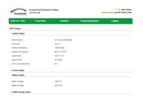 Powerchute Business Edition V95 32 Bit Systems Only Global Trends
