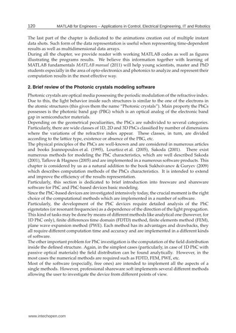Pdf Results Processing In Matlab For Photonics