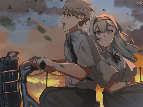 Trailblazer Firefly And Caelus Honkai And 1 More Drawn By Kio26g Danbooru