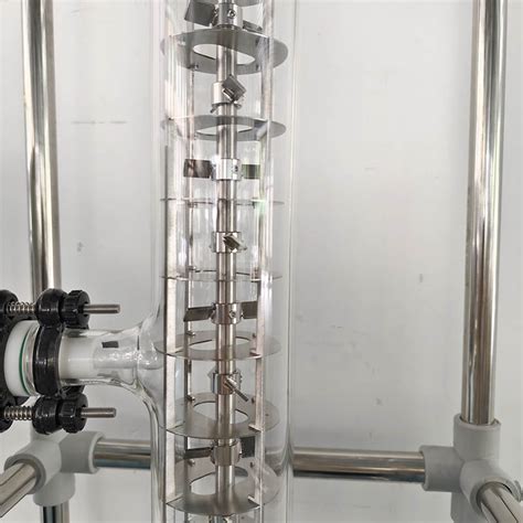 Glass Extraction Column Glass Rotating Disc Contactors For Liquid