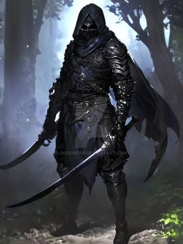 Human Hooded Assassin Ninja Adoptable Dnd Art Hd By Dissunder On Deviantart