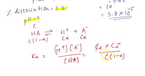 SOLVED For A Certain Acid Pka Calculate The Ph At Which An Aqueous Solution Of This