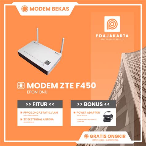 Jual Modem Zte F Epon Onu Modem Bekas Original Shopee Indonesia