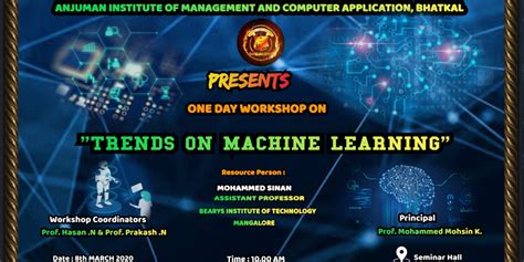 On Day Workshop On Machine Learning Aimca