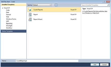 C And Net Interview Question Creating Crystal Report For A Project