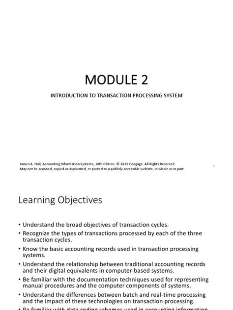 Module 2 Intro To Transaction Processing System Pdf Databases Computer File