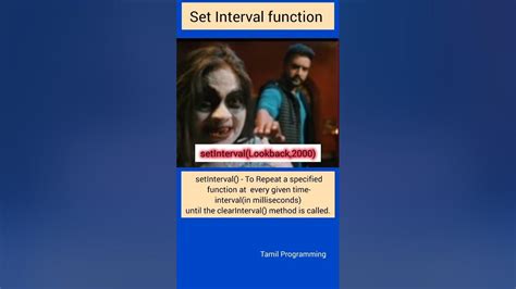 Setinterval Method In Javascript 🕑 Youtube