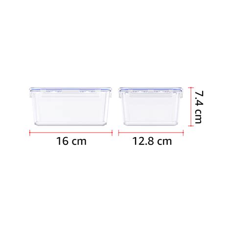 Lock2go 900 Ml Food Storage Containers With Lids Cosmoplast Oman