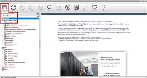 آموزش کار با نرم افزار Hpe Product Bulletin دایاسرور