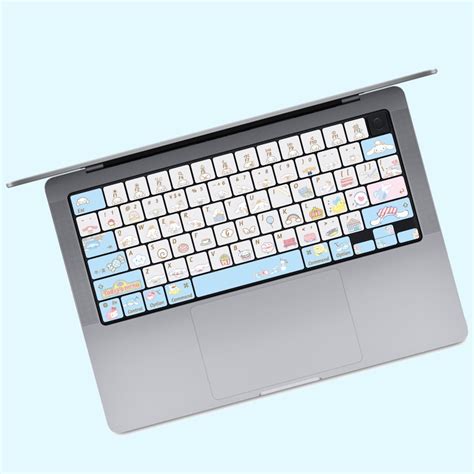 Cinnamoroll Macbook Keyboard Stickers Sanrio Kawaii Vinyl Skin Etsy