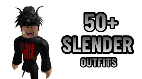 Top 50 Slender Outfits Roblox Slender Roblox Outfits Shinobiyt