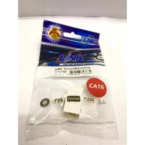 หวตอสายแลน Link CAT6 In Line COUPLER for Patch Panel Shopee Thailand