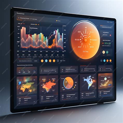 Premium Ai Image Web Dashboard Analytics Business Intelligence