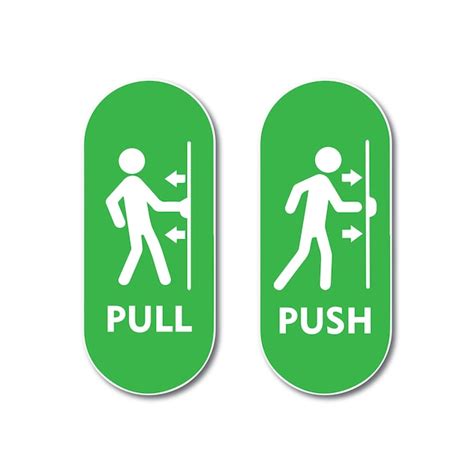 Premium Vector Push Pull Vector