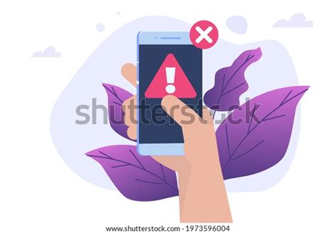 Concept Operating System Warning Error Vector Stock Vector Royalty
