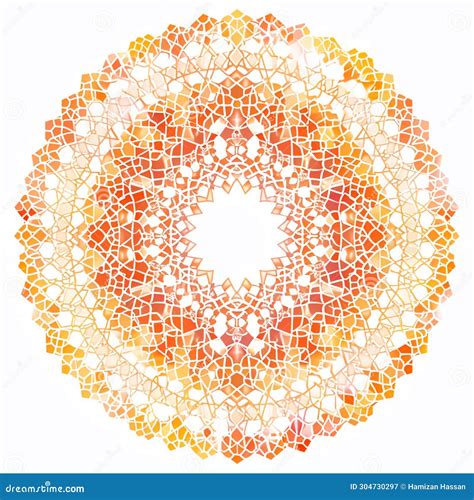 Intricate Islamic Patterns Shows Geometric Elegance Intertwining Lines And Vibrant Symmetry