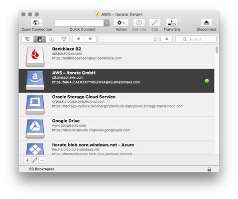 Cyberduck Libre Server And Cloud Storage Browser For Mac And Windows With Support For Ftp