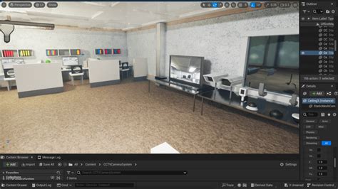 CCTV Camera System Unreal Engine Alan O Toole