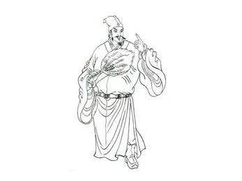 吴用画像简笔画 鲁智深画像简笔画 林冲画像简笔画 大山谷图库