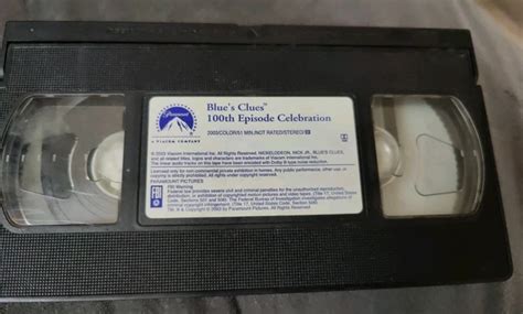Blues Clues 100th Episode Celebration Nick Jr Vhs Tape 2003