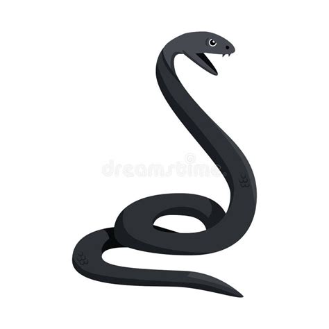 Vector Design Of Serpent And Python Logo Web Element Of Serpent And Crawling Vector Icon For