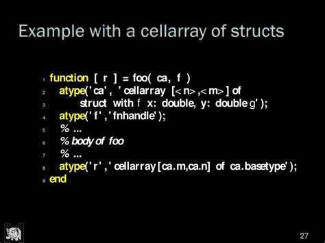 Ppt Enhancing Matlab With Typing Aspects For Improved Programming